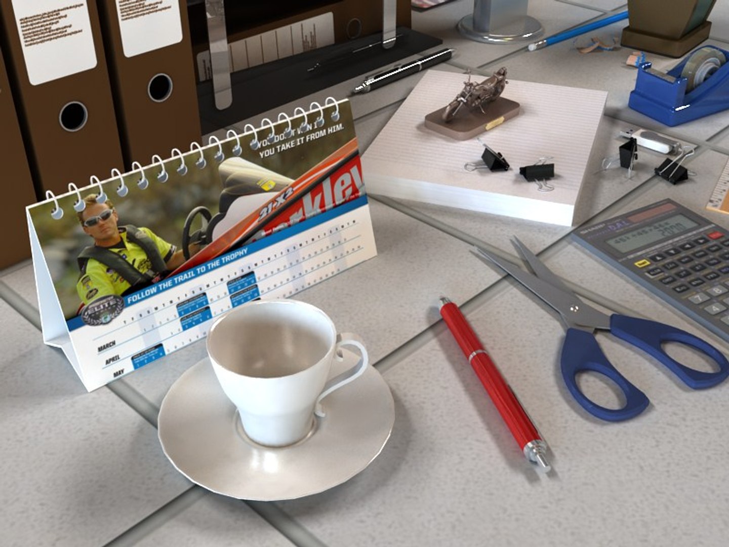 3d Model Office Clutter Vol 2