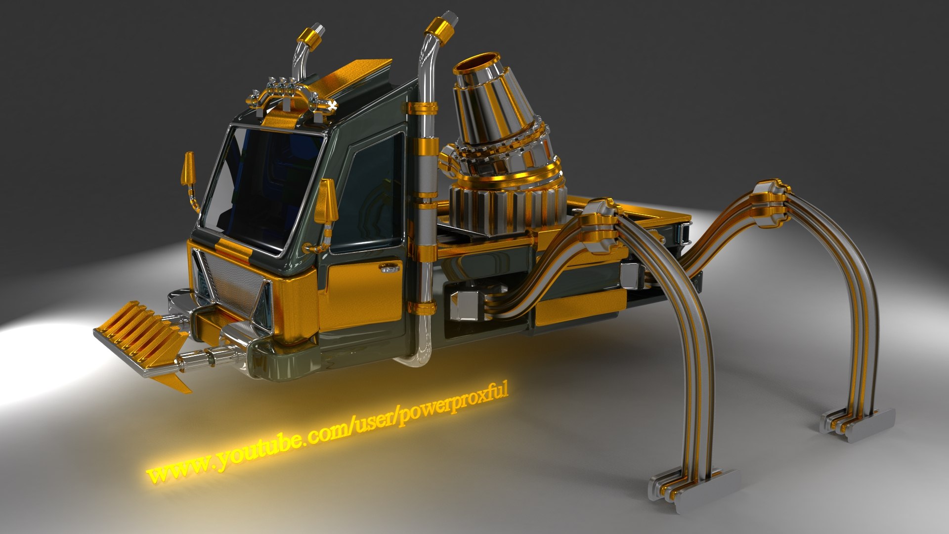 3d Model Spider Truck