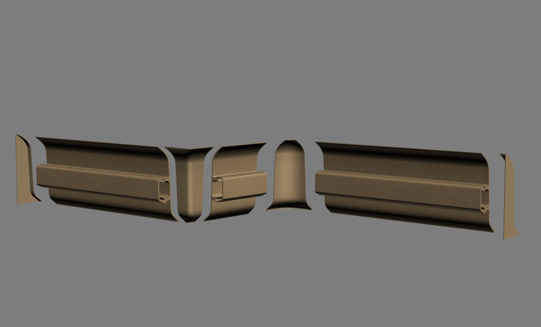 3D Floor Trim Model - TurboSquid 1215119