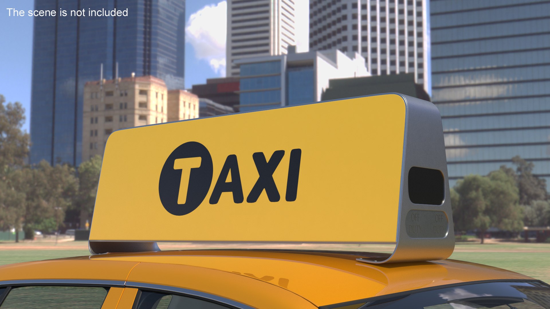 Taxi Sign 3D Model - TurboSquid 2031845