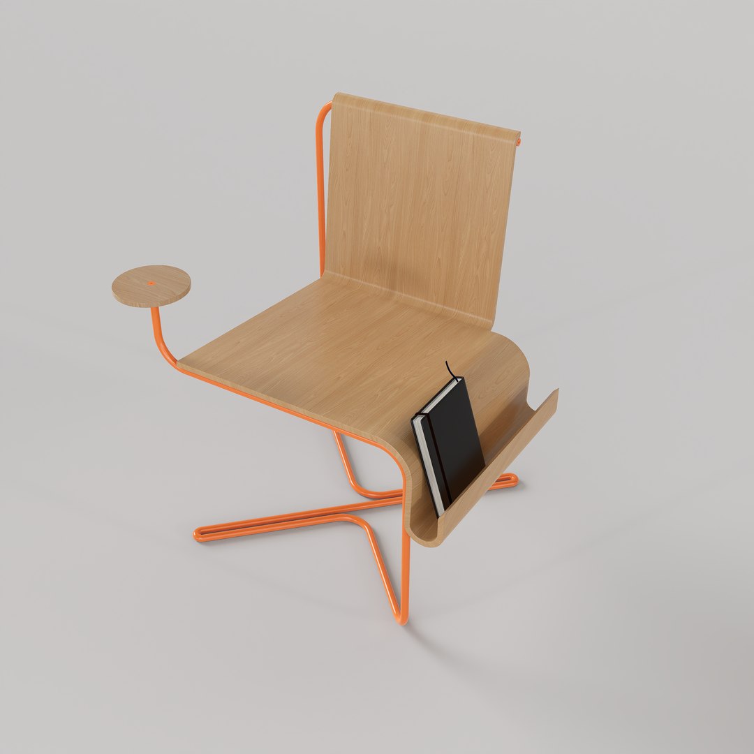 Minimal Reading Chair 3D - TurboSquid 2439167
