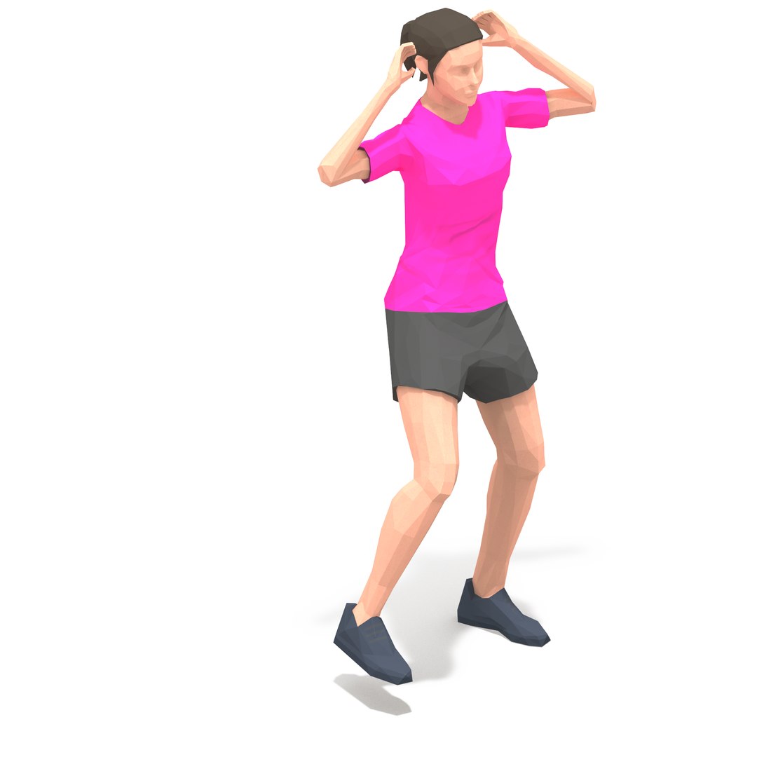 3D Animations Exercise Woman Model - TurboSquid 1706719