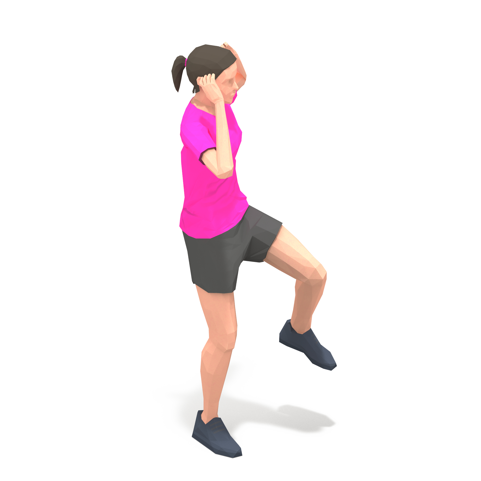 3D animations exercise woman model - TurboSquid 1706719