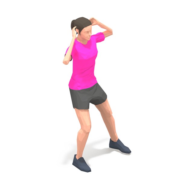3D animations exercise woman model - TurboSquid 1706719