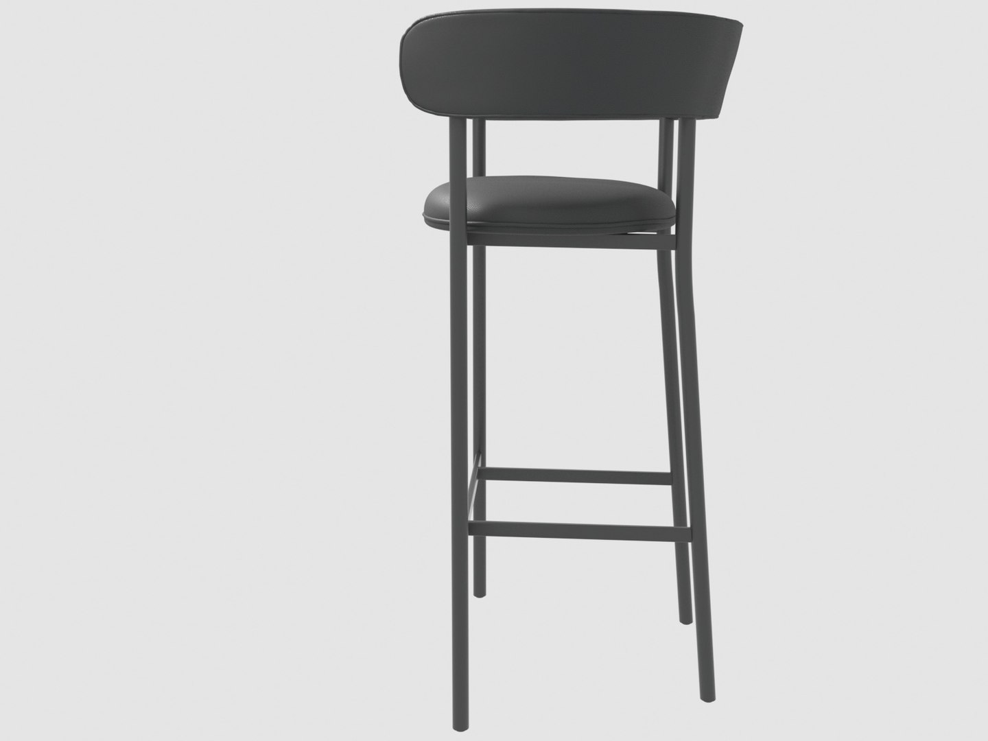 Font bar stool mobel model - TurboSquid 1579865