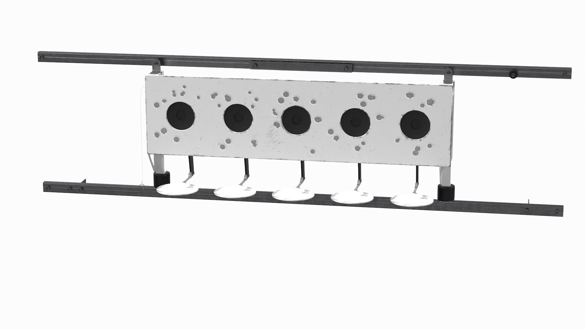 Knockdown Target Biathlon 3D Model - TurboSquid 1713296