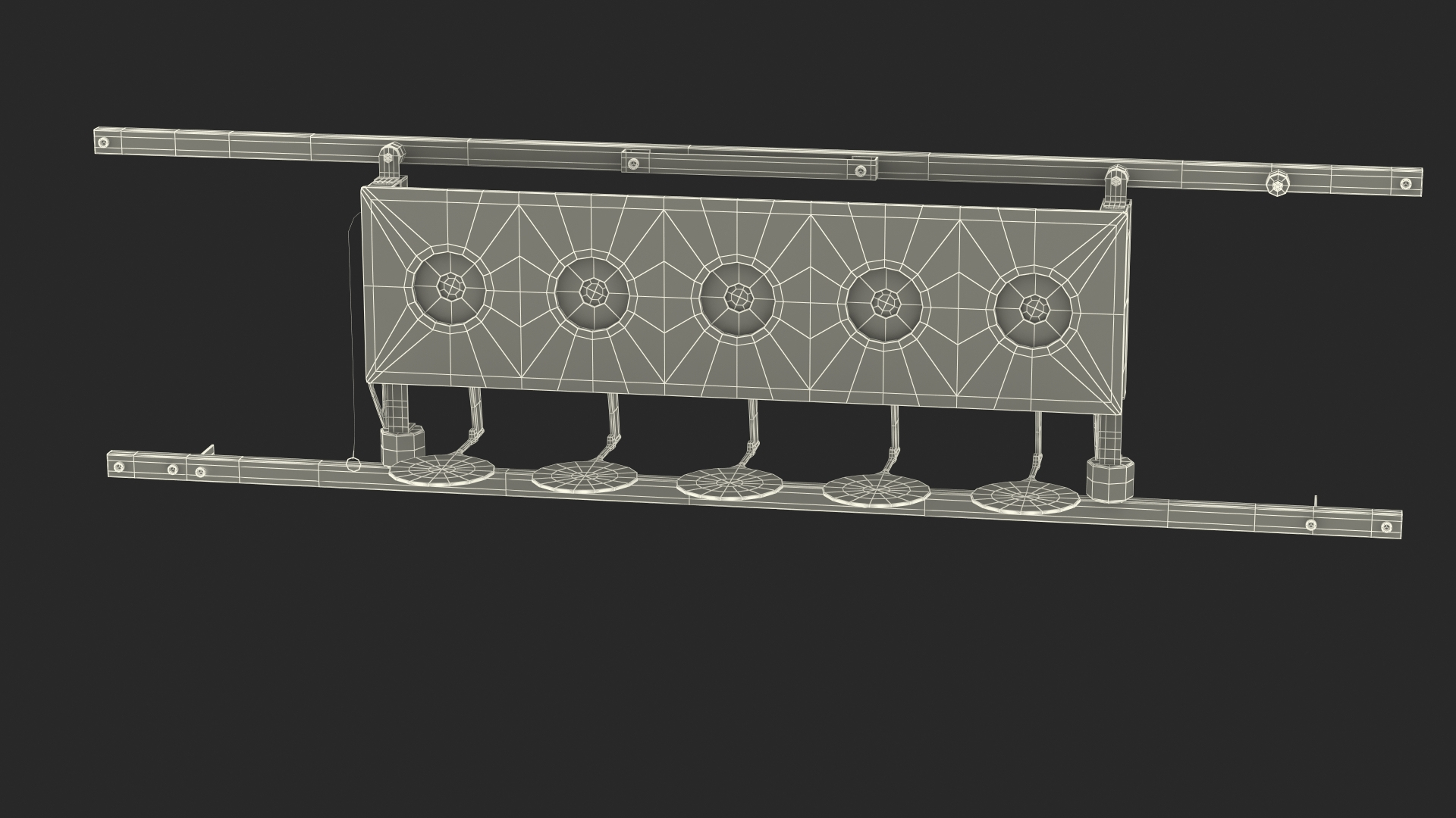 Knockdown Target Biathlon 3D Model - TurboSquid 1713296