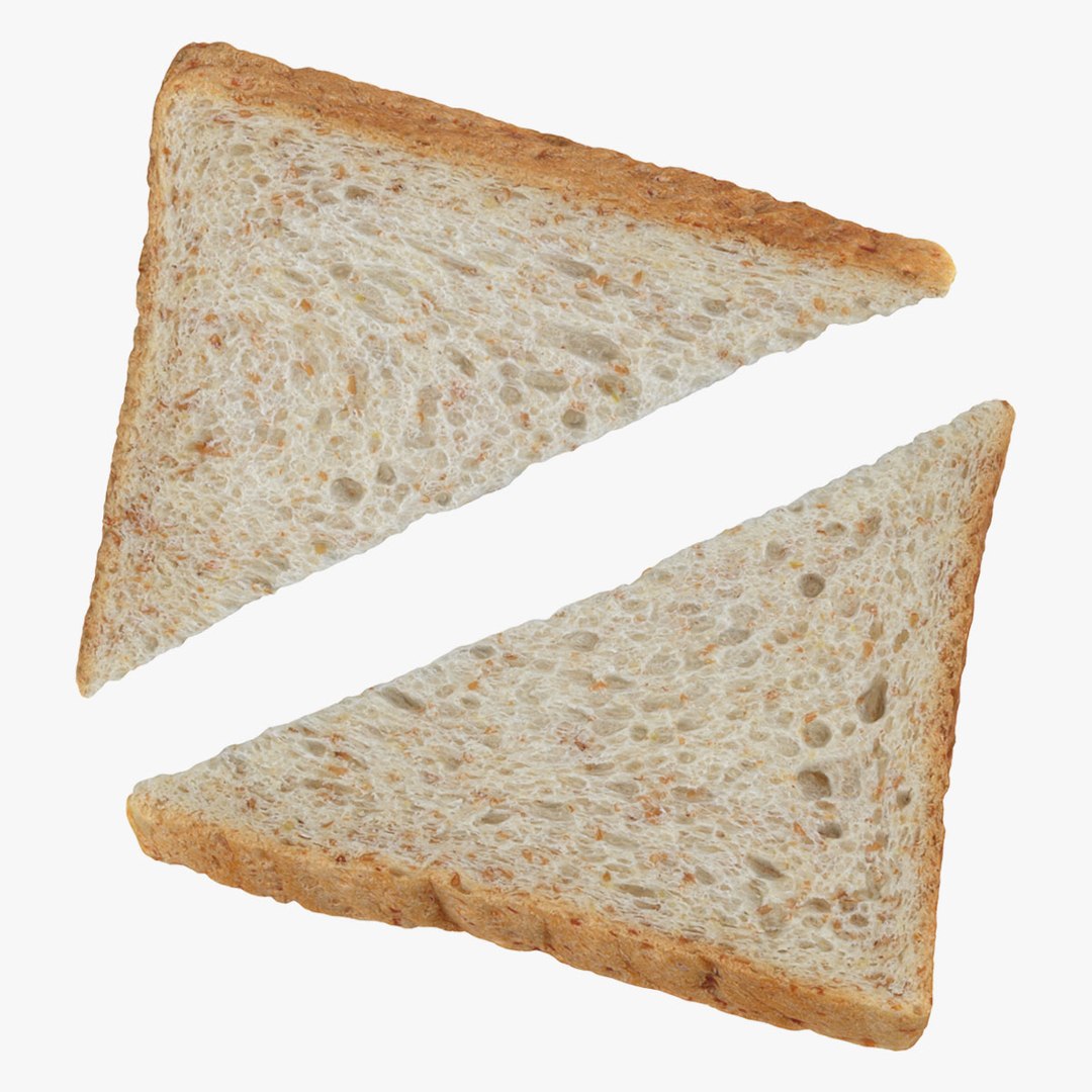 3D Bread Half Slice Collection - TurboSquid 2180553