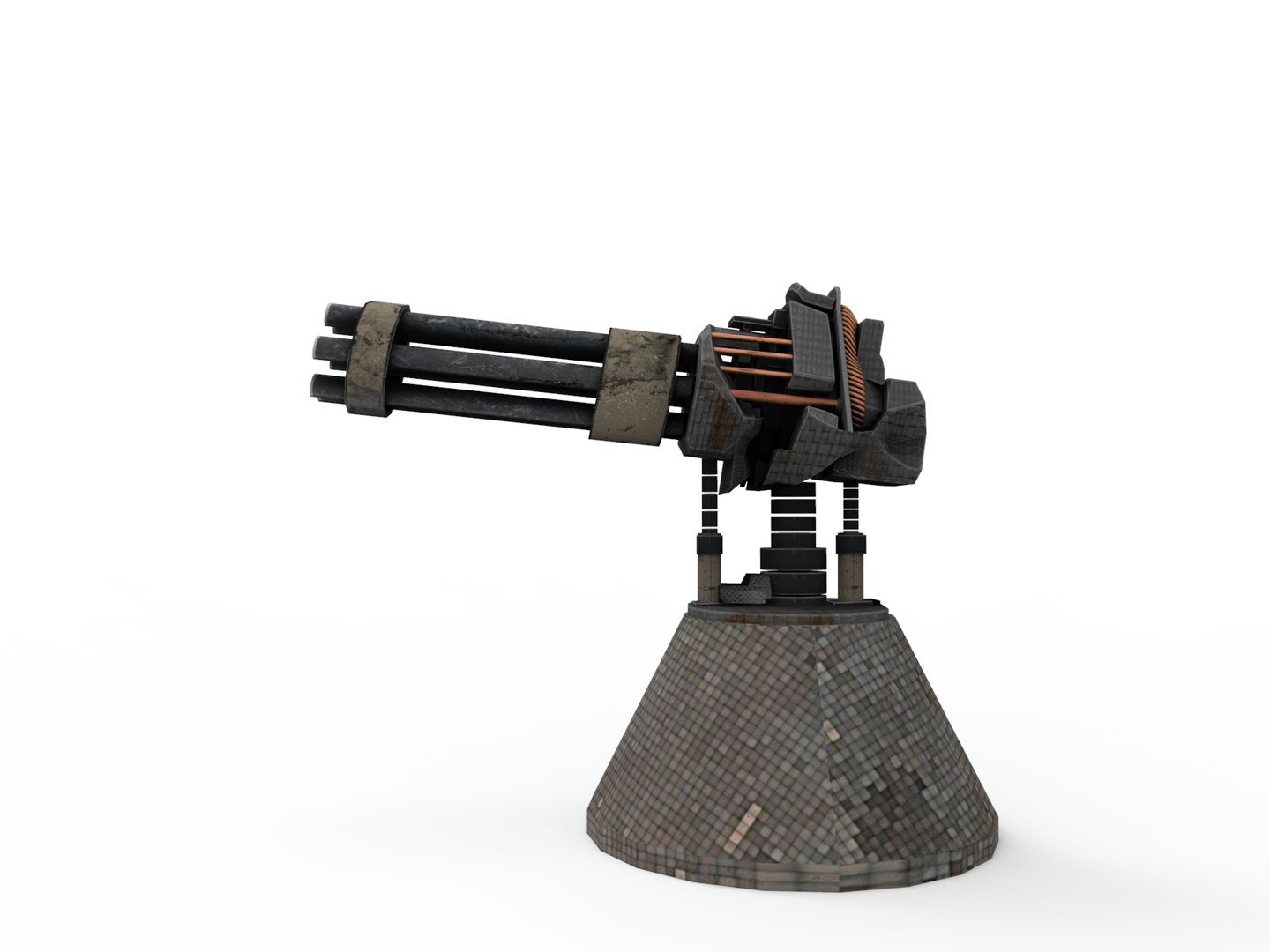 Advanced Turrets 3D - TurboSquid 1603412