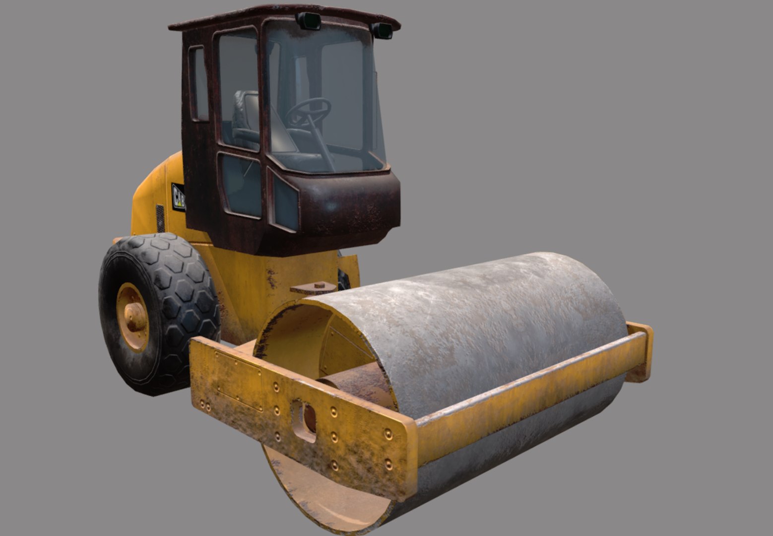 Road Roller 3D Model - TurboSquid 1335714