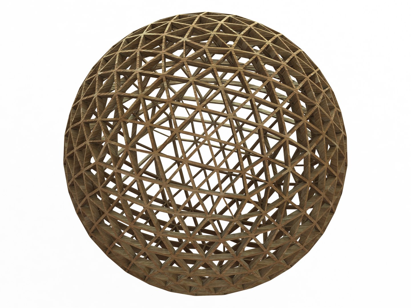 3D Wireframe Shape Frequency Geodesic Sphere - TurboSquid 2189430