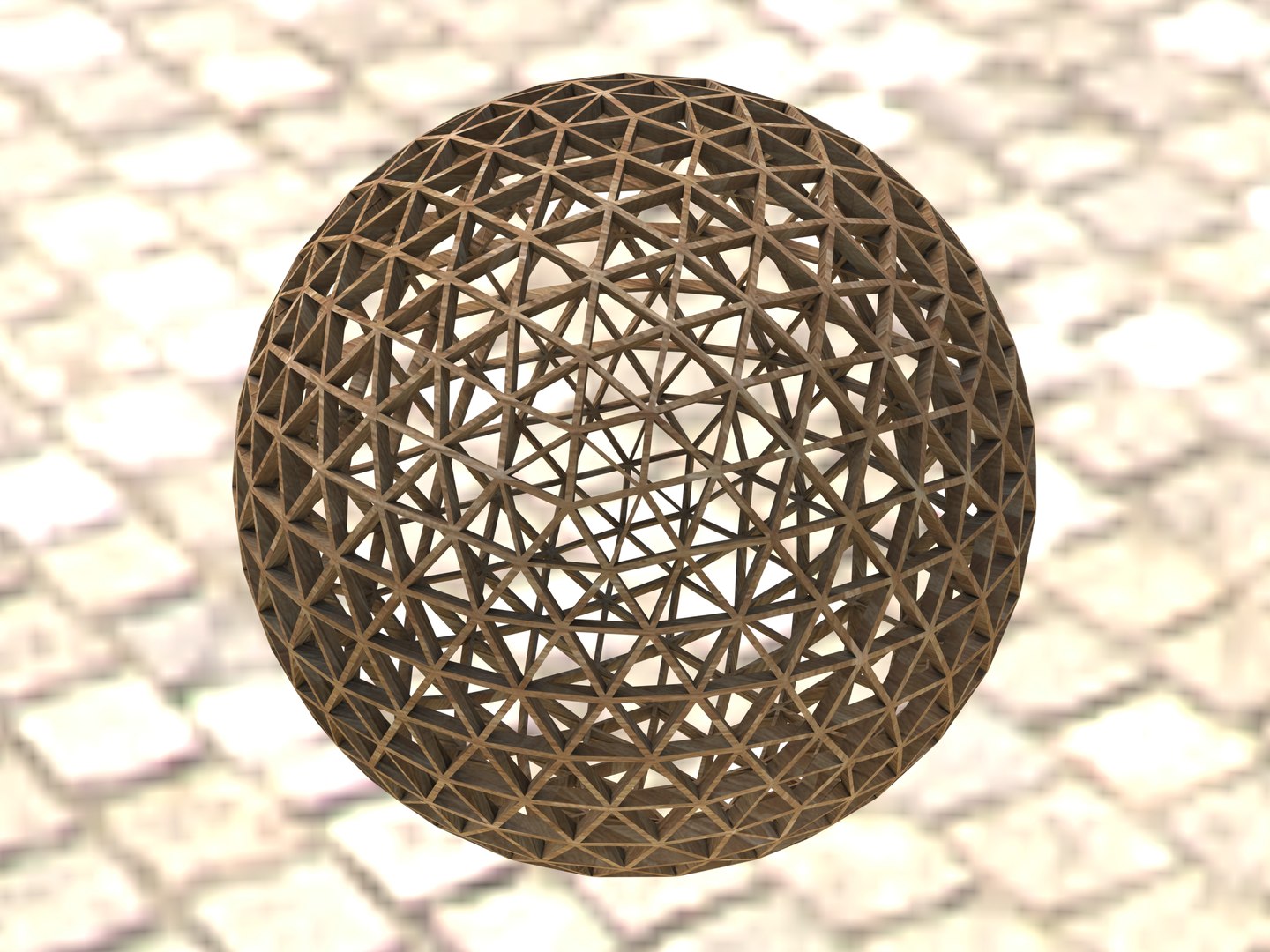 3D Wireframe Shape Frequency Geodesic Sphere - TurboSquid 2189430