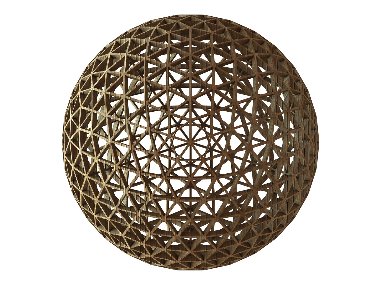 3D Wireframe Shape Frequency Geodesic Sphere - TurboSquid 2189430