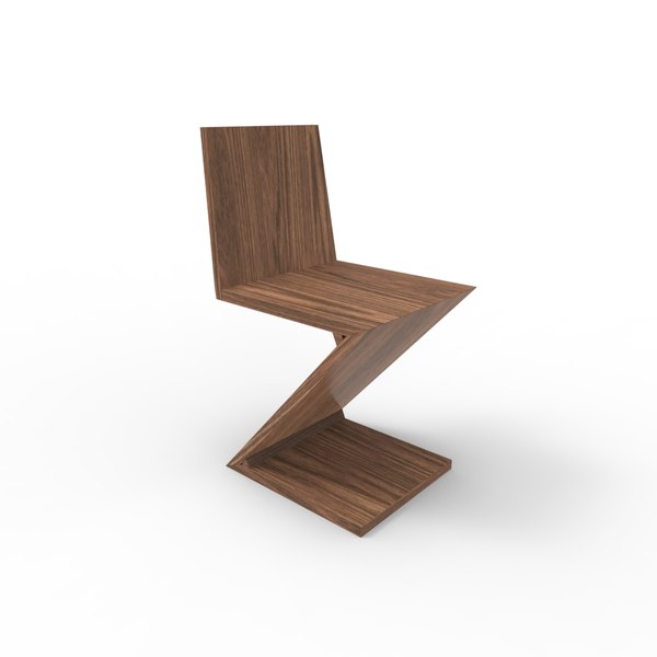 modelo 3d Silla zigzag - TurboSquid 1268703