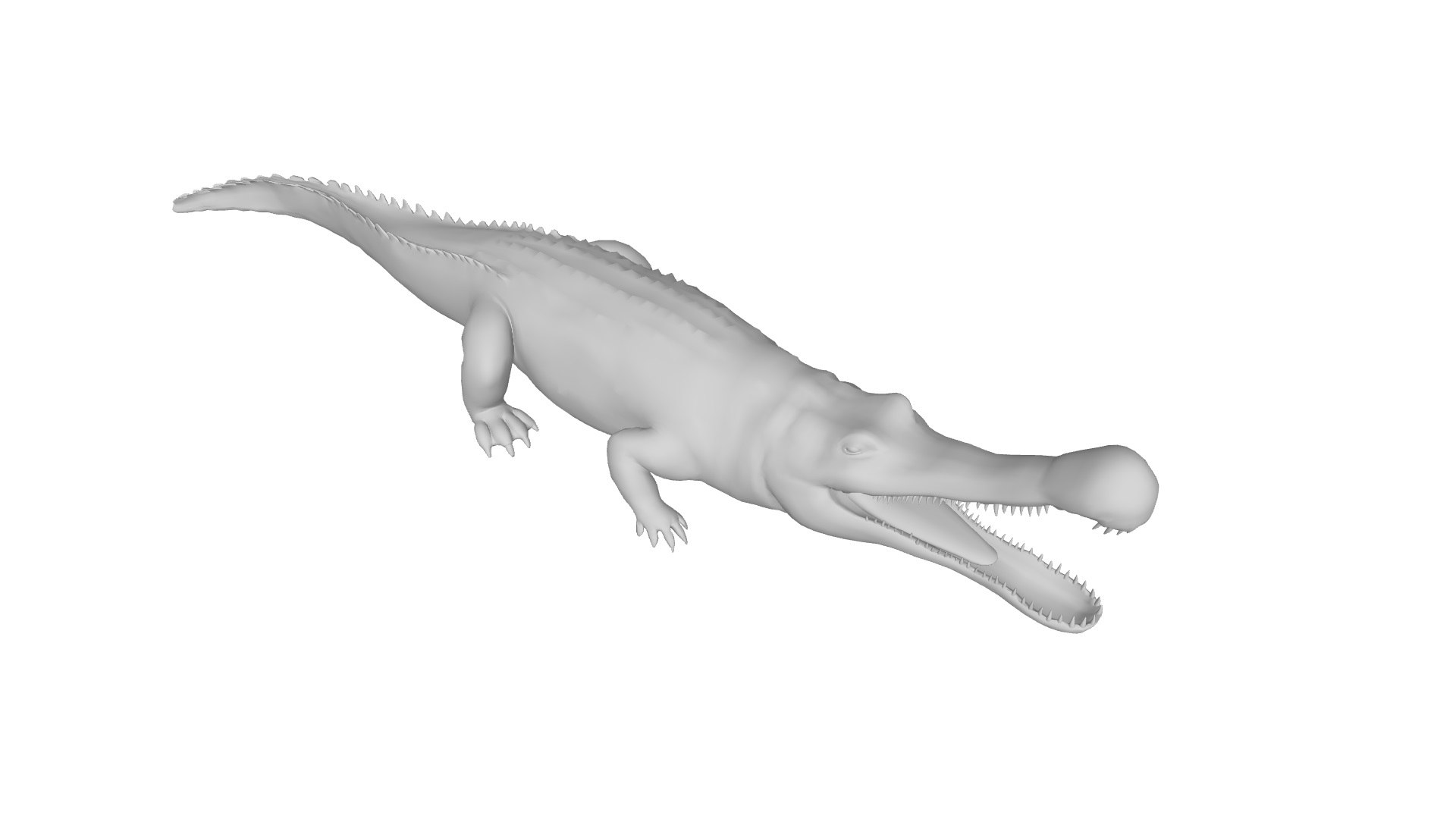 Sarcosuchus 3D Model Ready To Print Model - TurboSquid 2285700