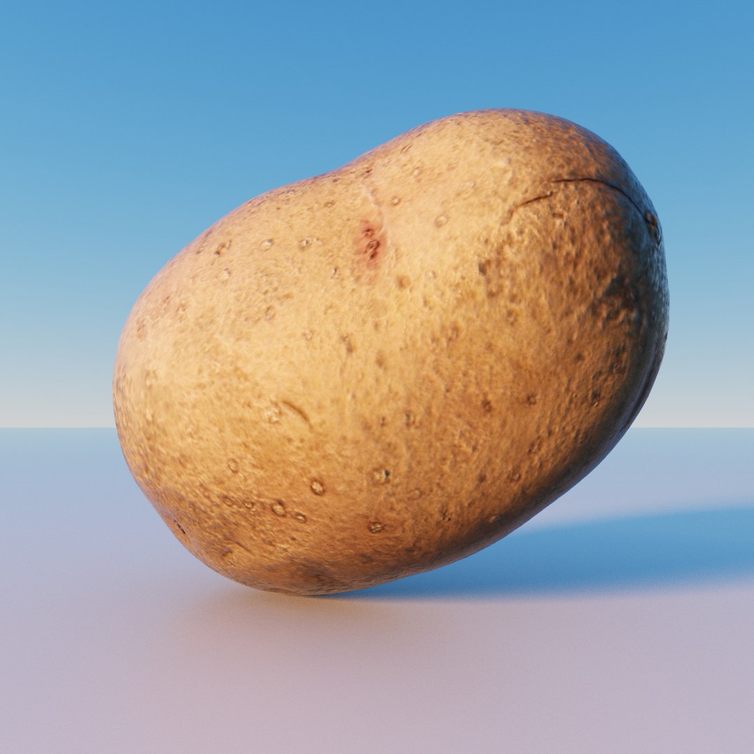 Photorealistic 3D Scan Of Potato 3D - TurboSquid 2230807