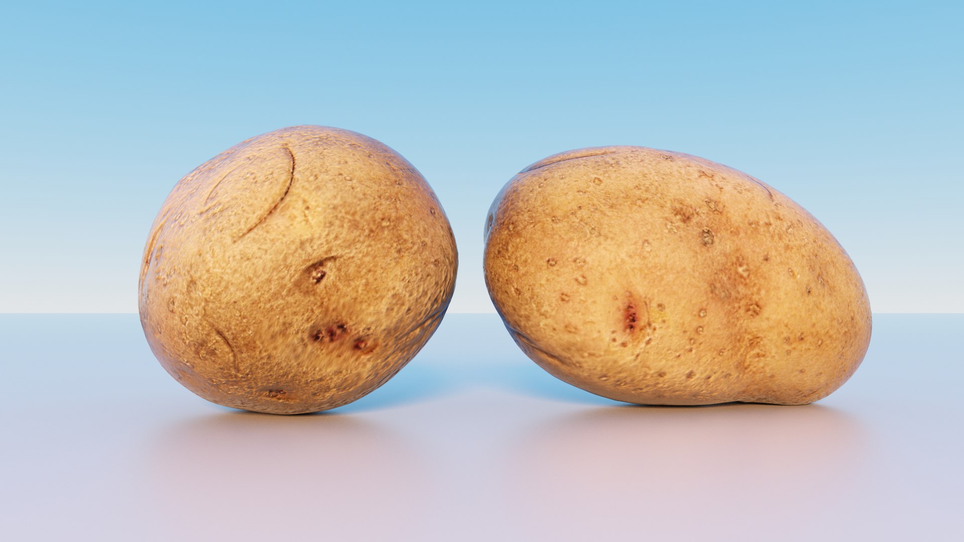 Photorealistic 3D Scan Of Potato 3D - TurboSquid 2230807