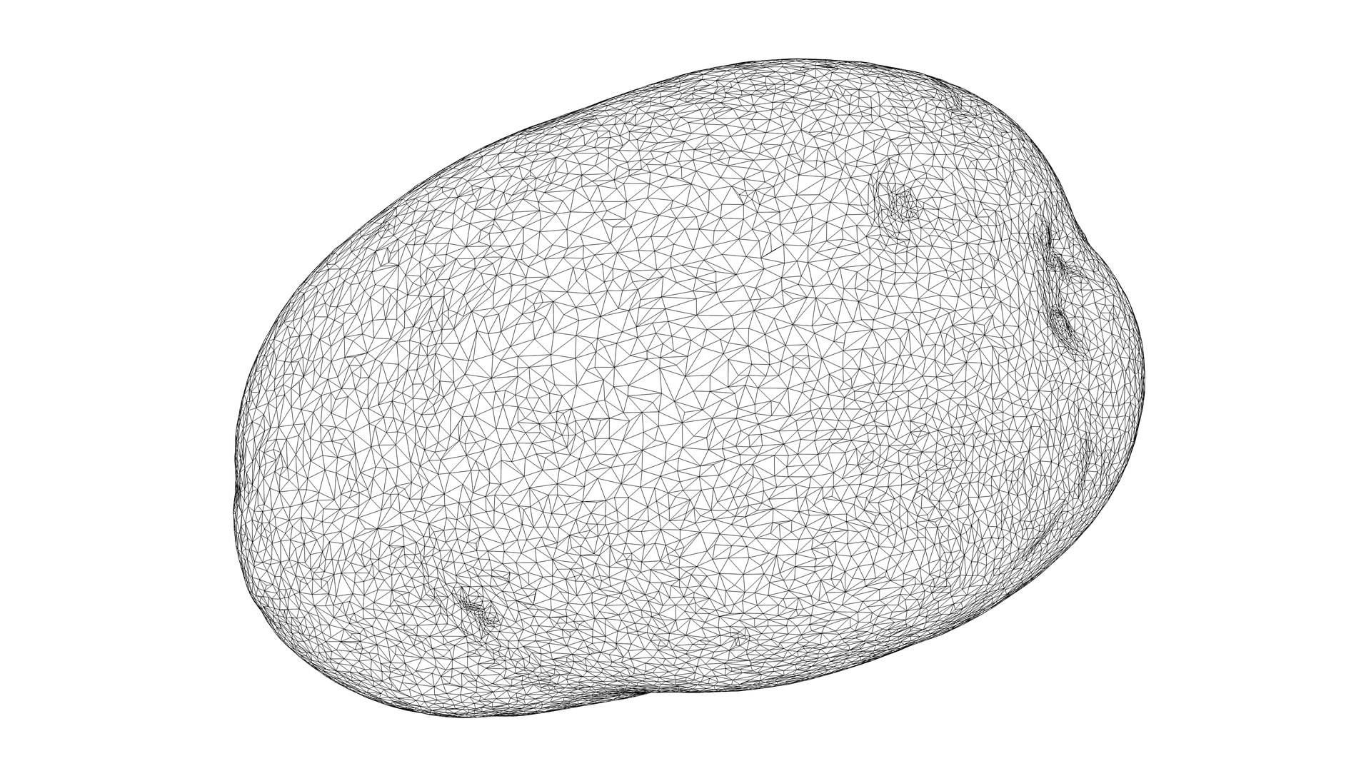 Photorealistic 3D Scan Of Potato 3D - TurboSquid 2230807
