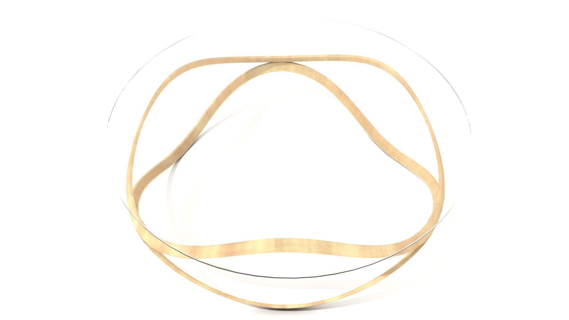 Modern Wooden Curved Rings 3D Model - TurboSquid 1262710