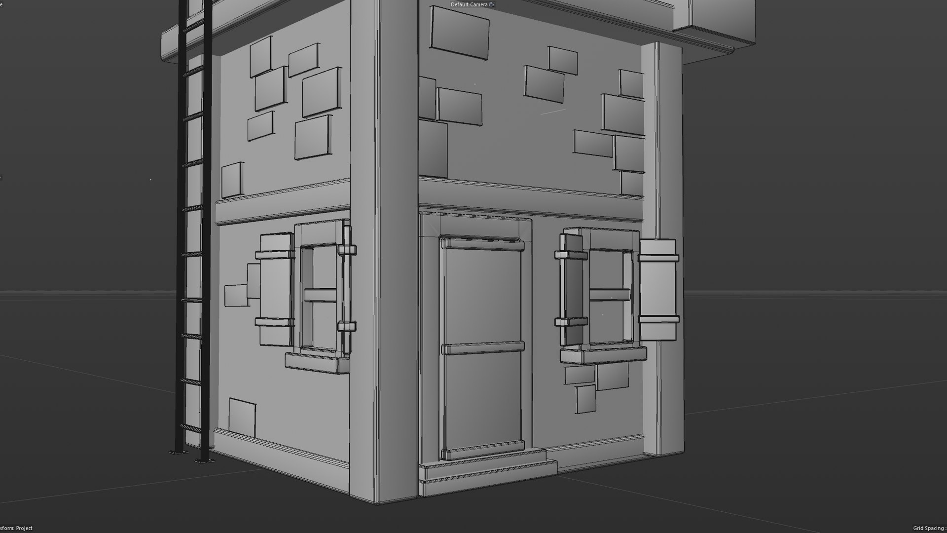 3D Model Cute Apartment Building - Cartoon Style Octane - TurboSquid ...