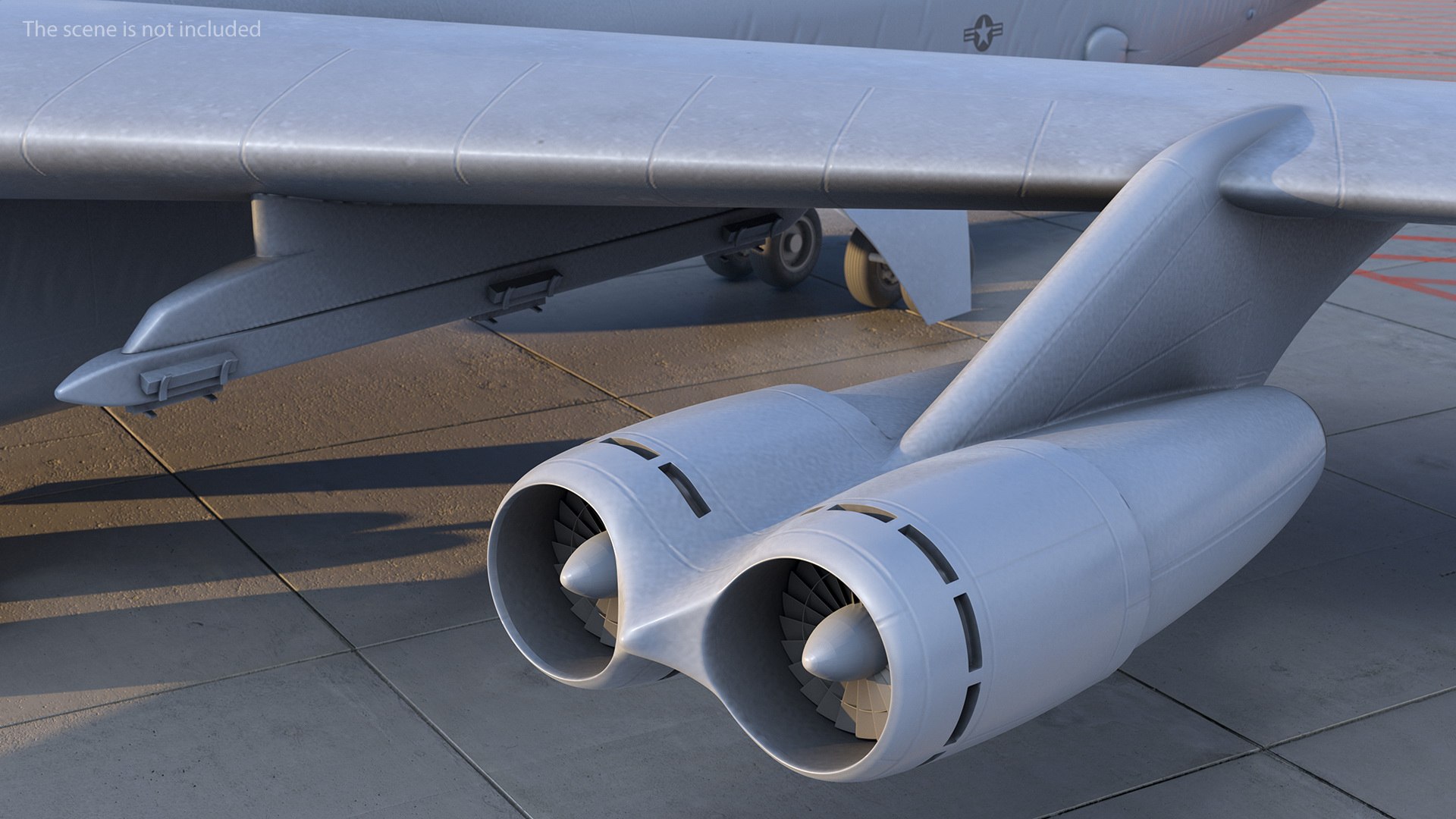 Boeing b52 stratofortress strategic 3D model - TurboSquid 1574818