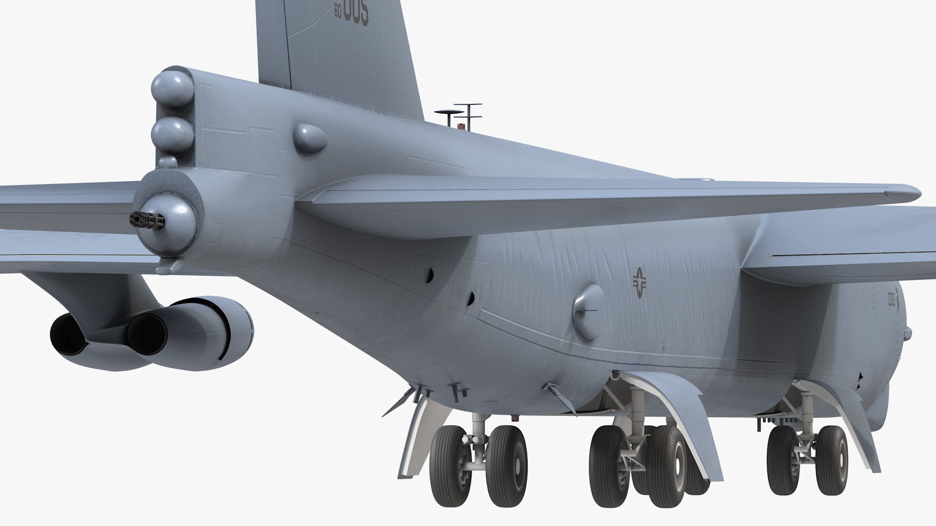 Boeing b52 stratofortress strategic 3D model - TurboSquid 1574818