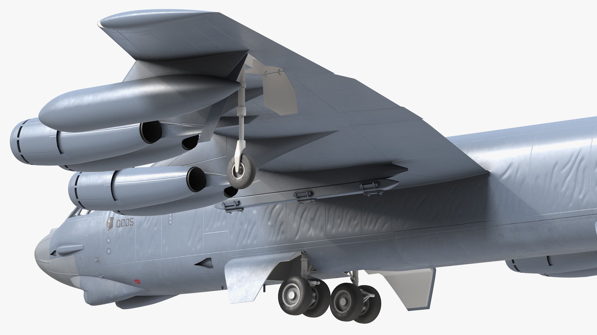 Boeing b52 stratofortress strategic 3D model - TurboSquid 1574818