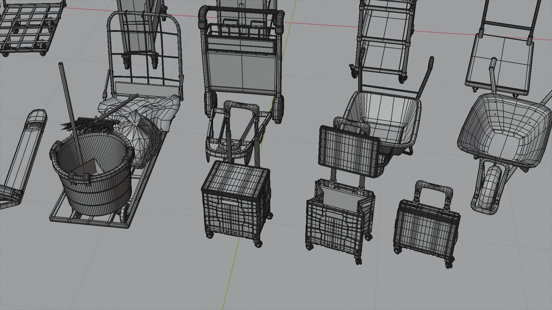 Trolley Pack 3D Model - TurboSquid 1935120