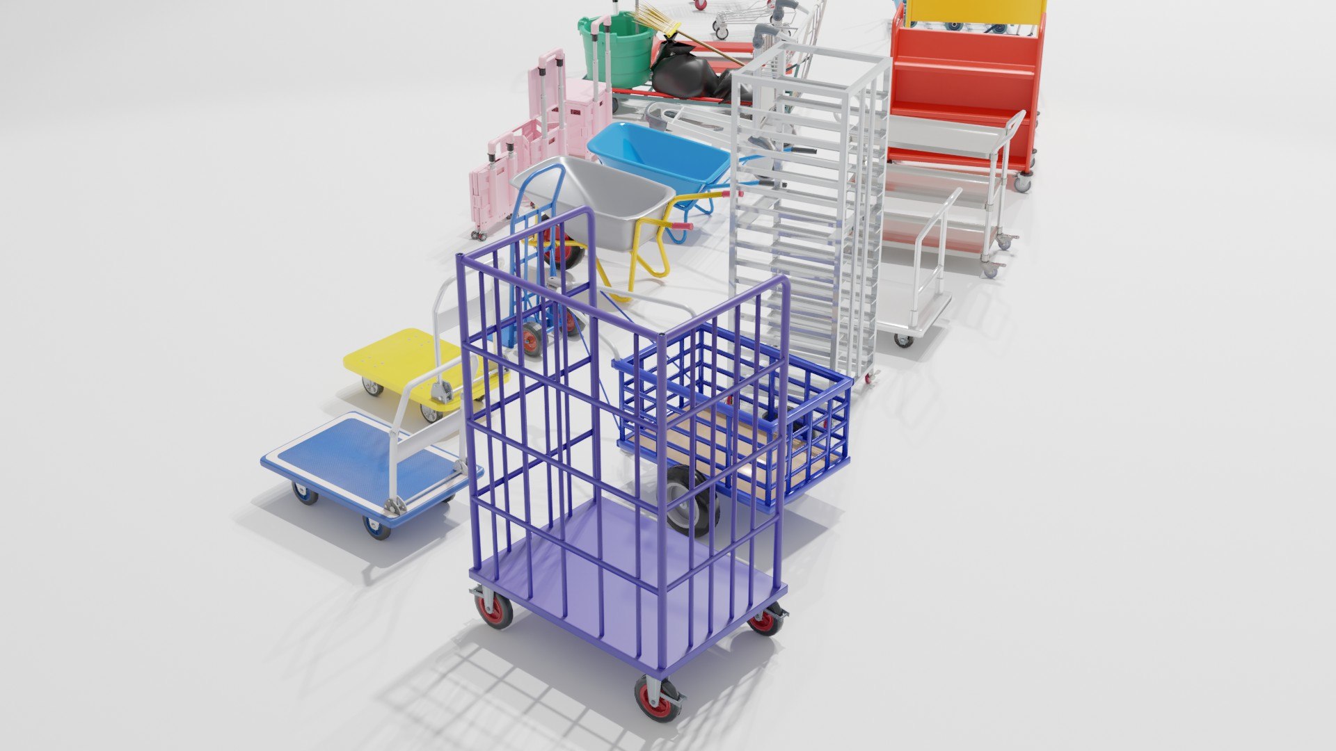 Trolley Pack 3D Model - TurboSquid 1935120