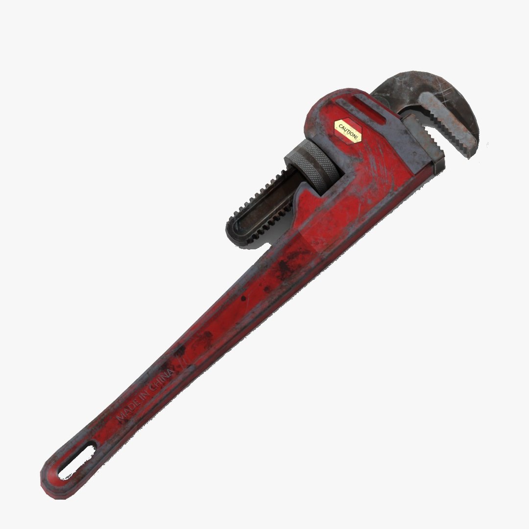 Realistic Big Pipe Wrench 3D model - TurboSquid 2065119