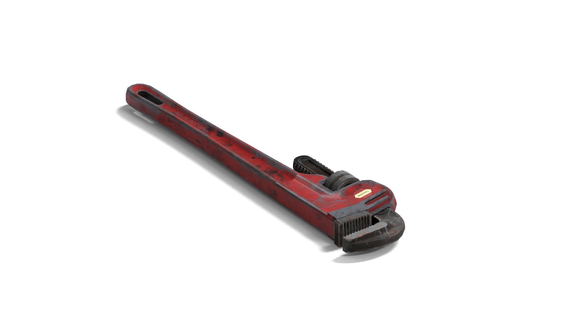 Realistic Big Pipe Wrench 3D Model - TurboSquid 2065119