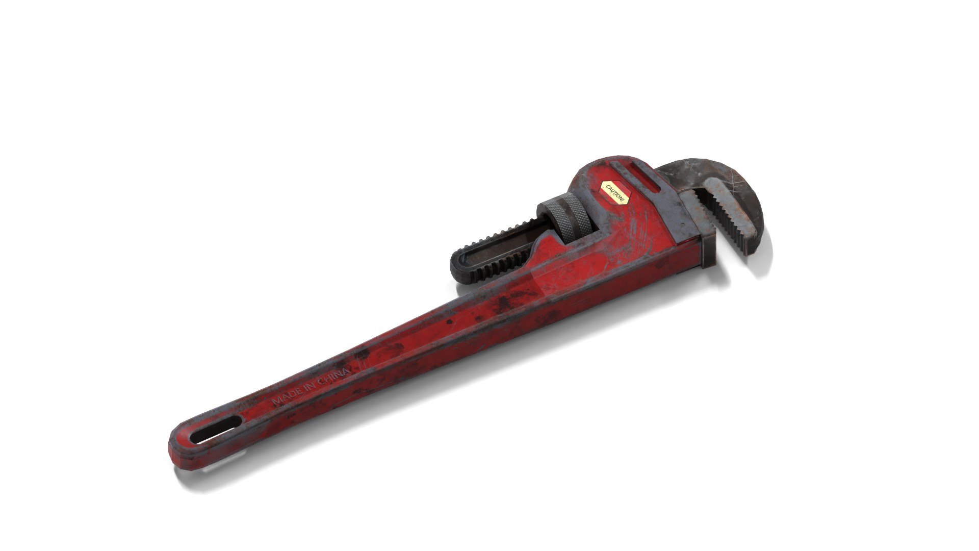 Realistic Big Pipe Wrench 3D Model - TurboSquid 2065119