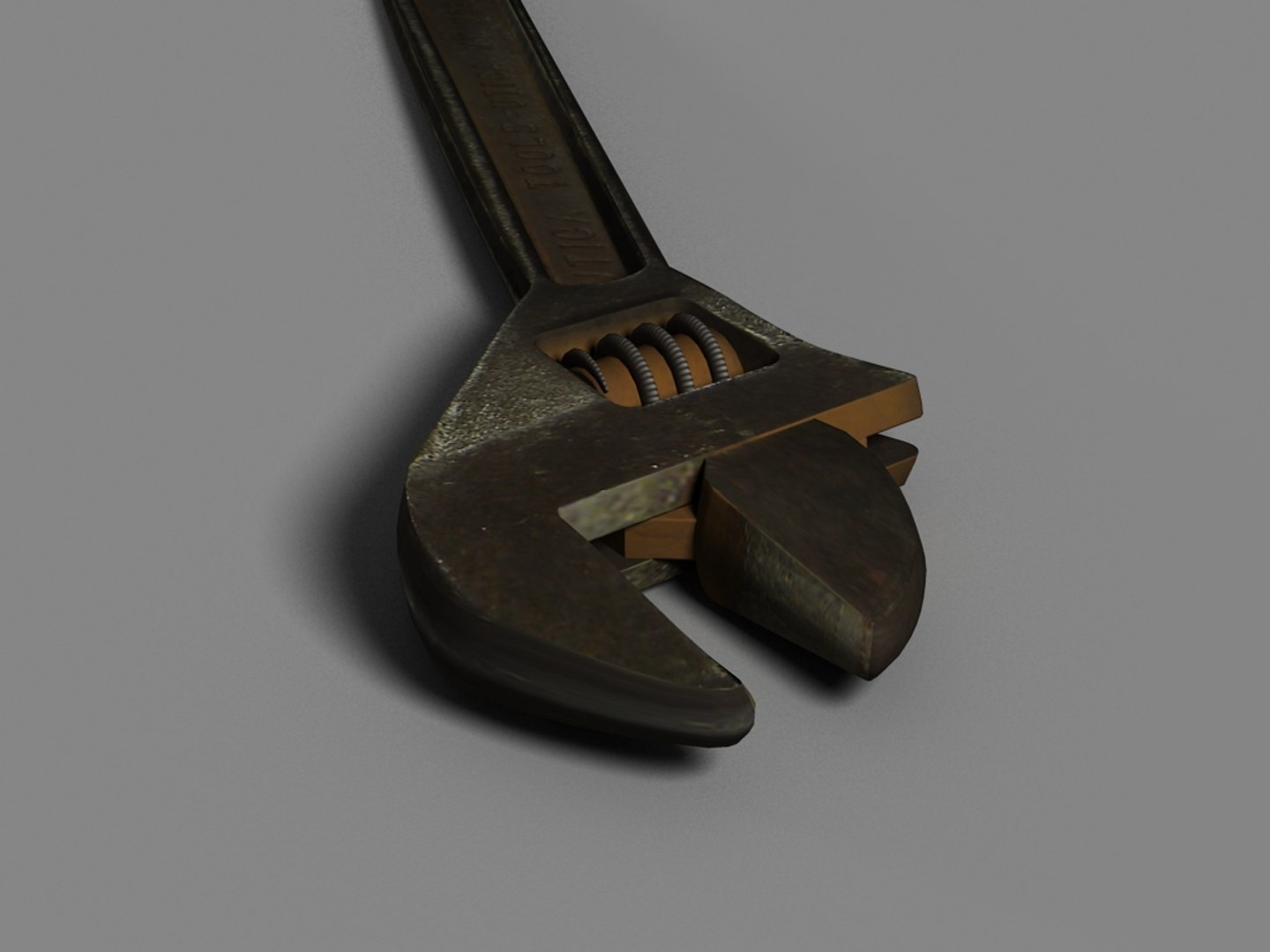 3d Model Of Weathered Tools Old