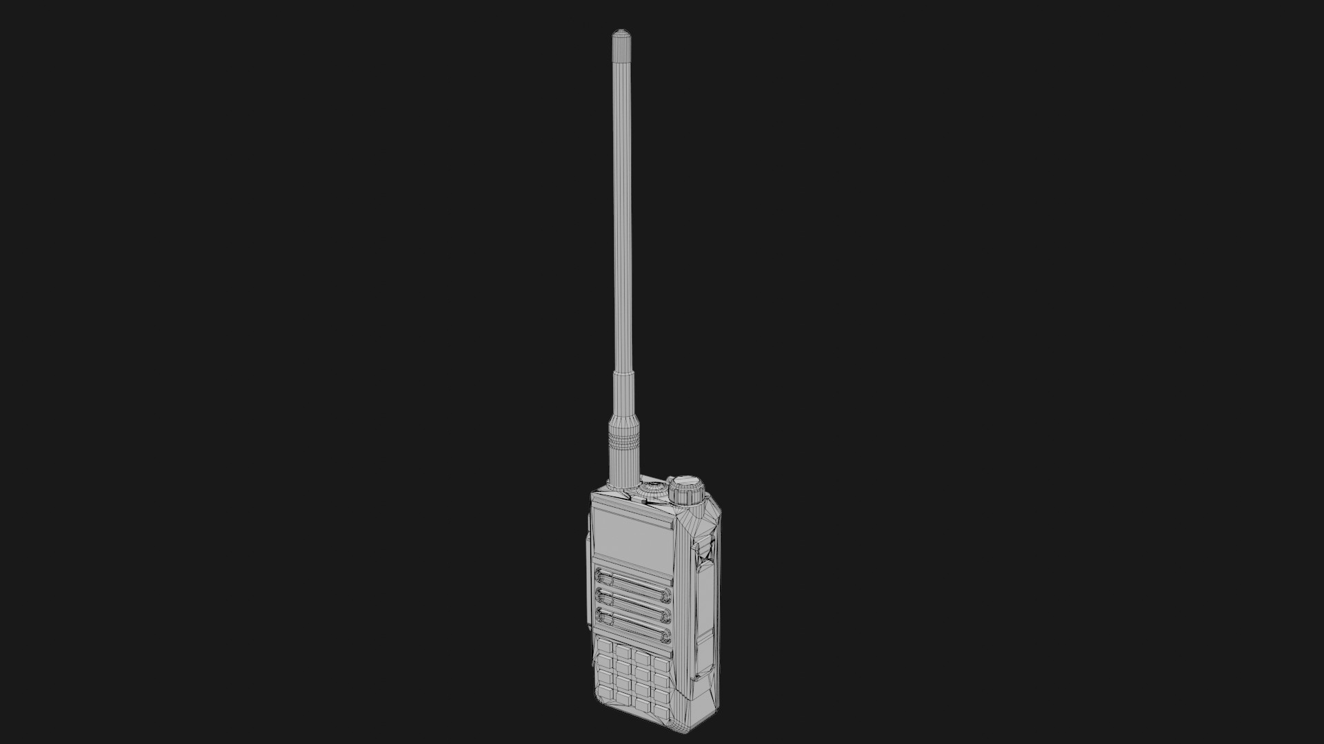 3D Modern Walkie Talkie Model - TurboSquid 2112582