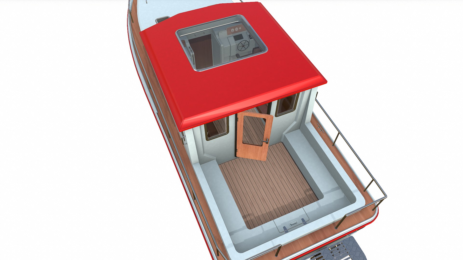 Small Fishing Boat 2 Low-poly PBR 3D - TurboSquid 2318102