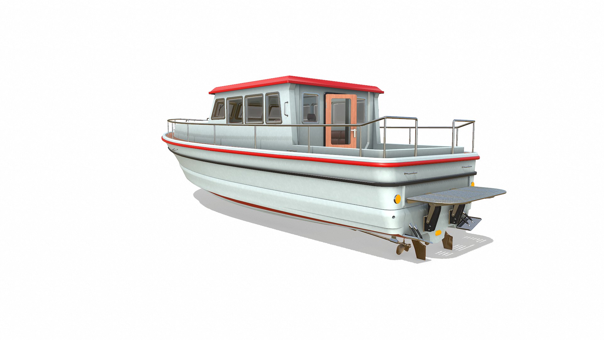 Small Fishing Boat 2 Low-poly PBR 3D - TurboSquid 2318102