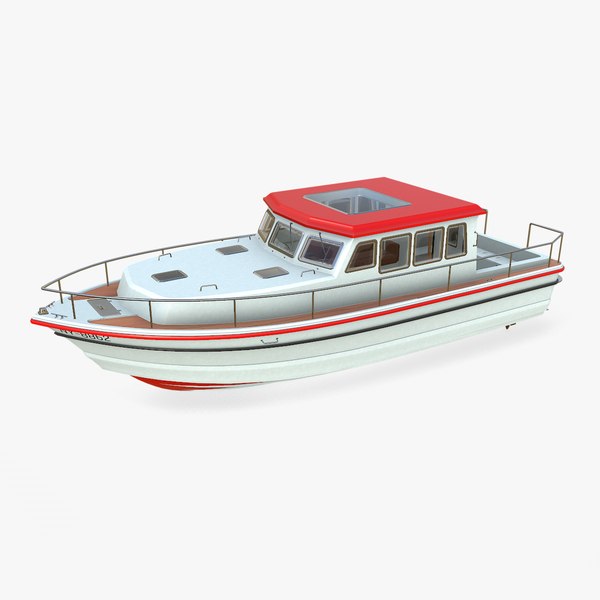 modelo 3d Pequeño barco pesquero 2 PBR de baja poli - TurboSquid 2318102