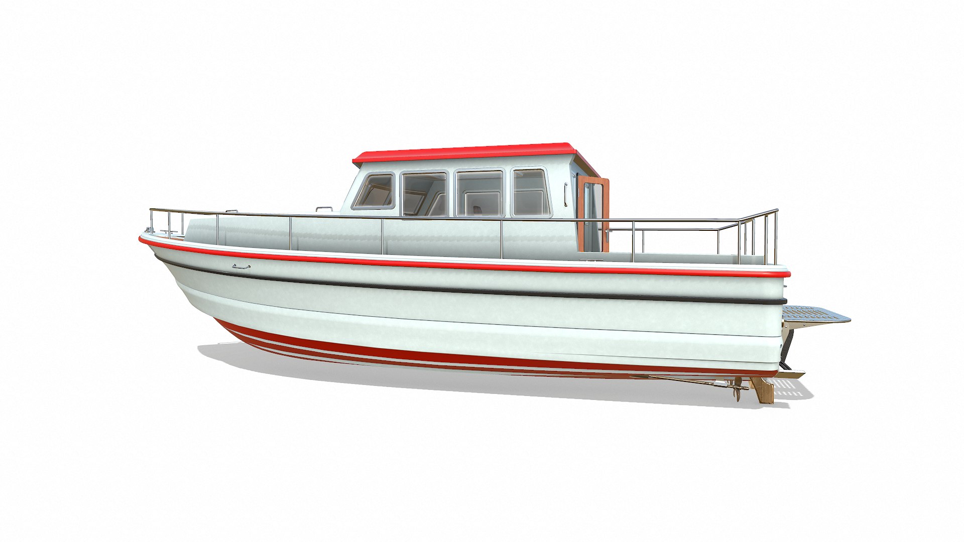 Small Fishing Boat 2 Low-poly PBR 3D - TurboSquid 2318102