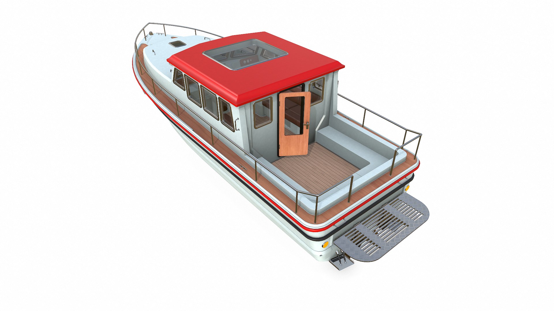 Small Fishing Boat 2 Low-poly PBR 3D - TurboSquid 2318102