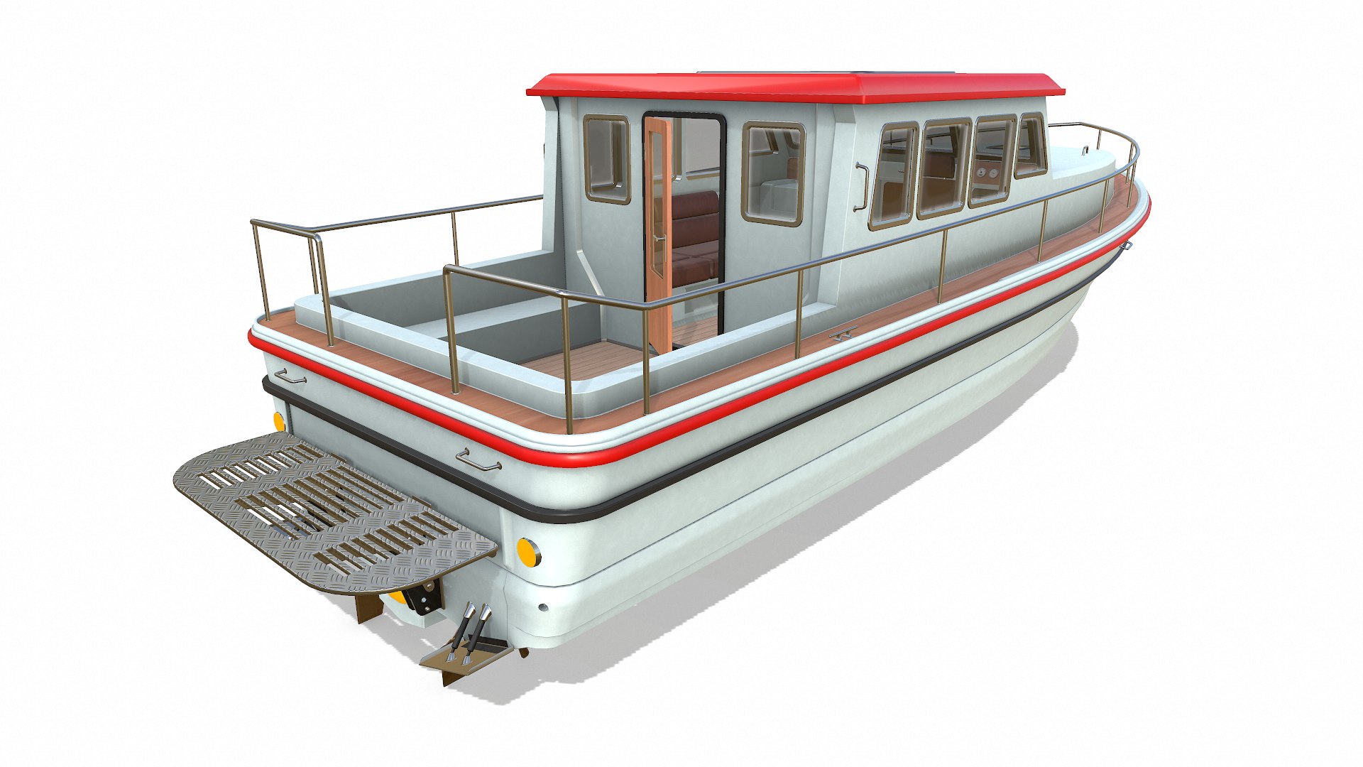 Small Fishing Boat 2 Low-poly PBR 3D - TurboSquid 2318102