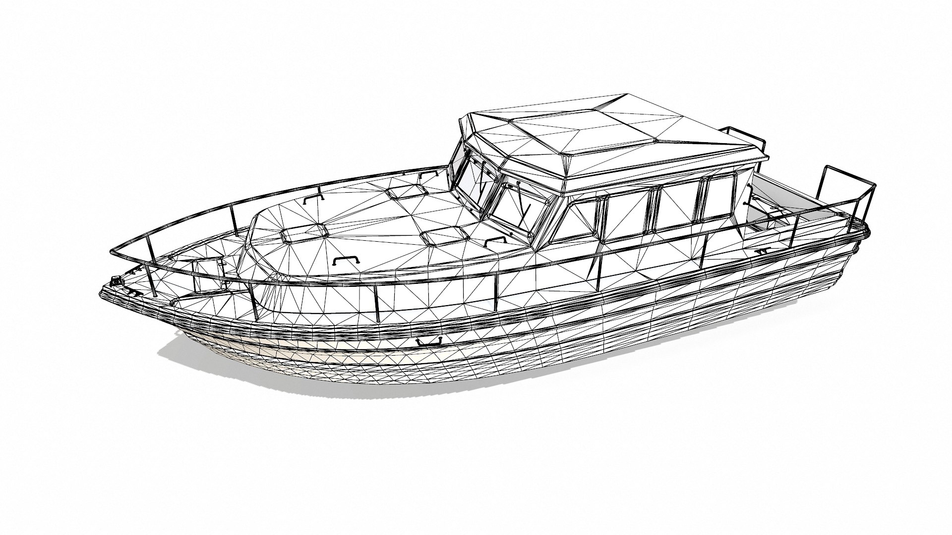 Small Fishing Boat 2 Low-poly PBR 3D - TurboSquid 2318102