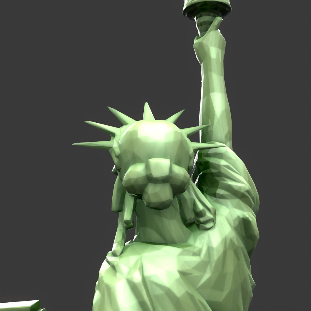 3D Modeled Statue Liberty - TurboSquid 1546443
