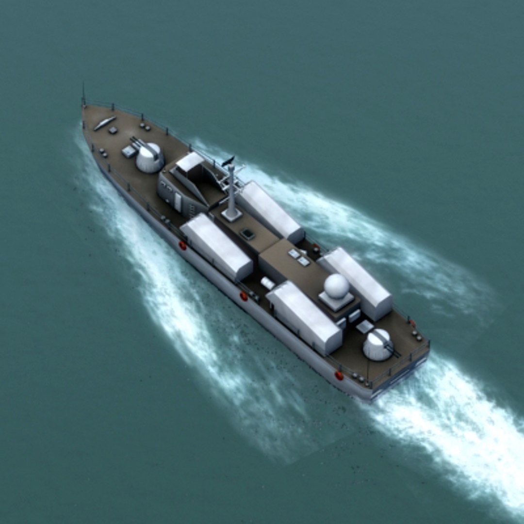 3d Model Chinese Navy Huangfeng Osa-i