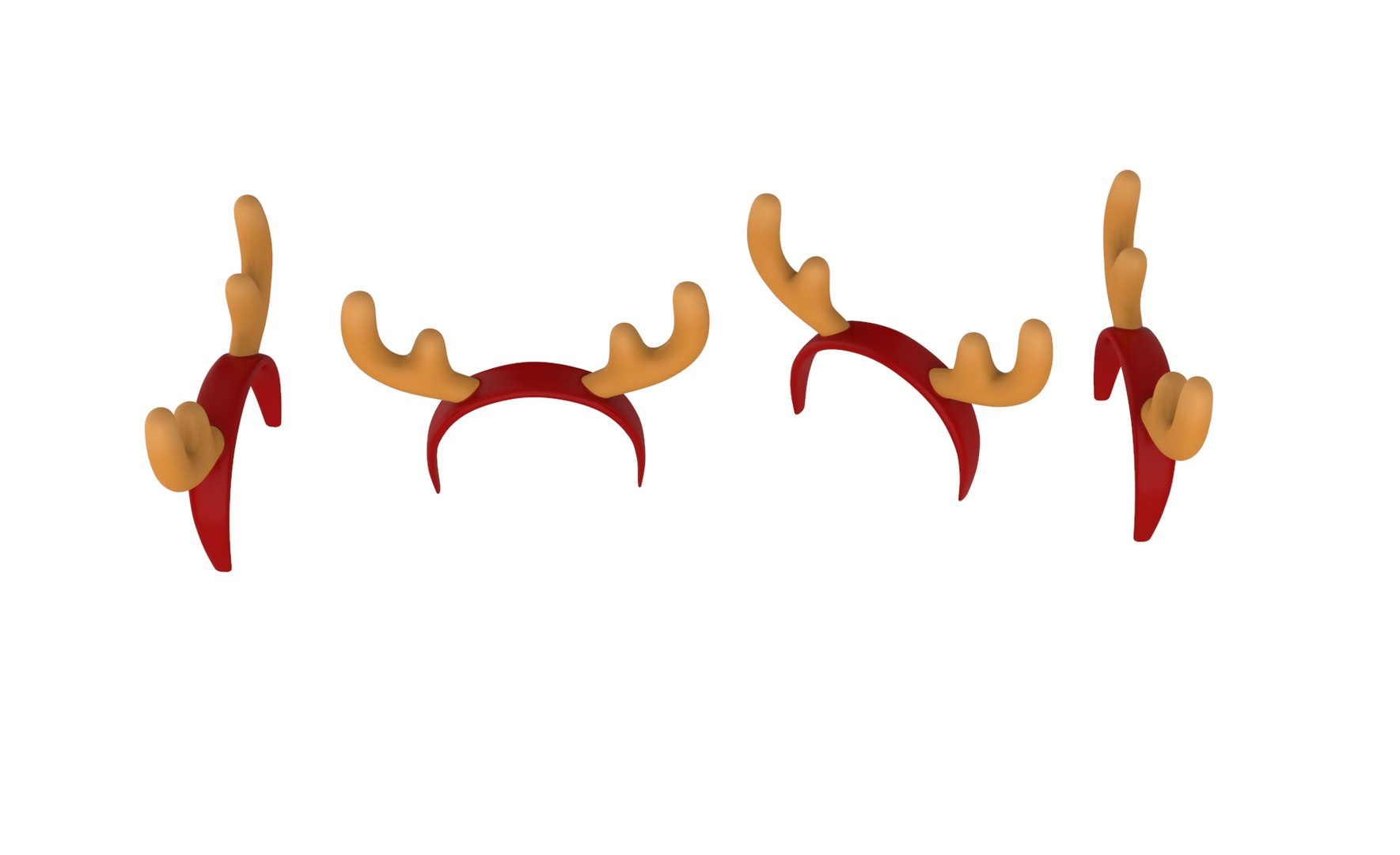 Prop43 Deer Headband 3D Model - TurboSquid 2224507