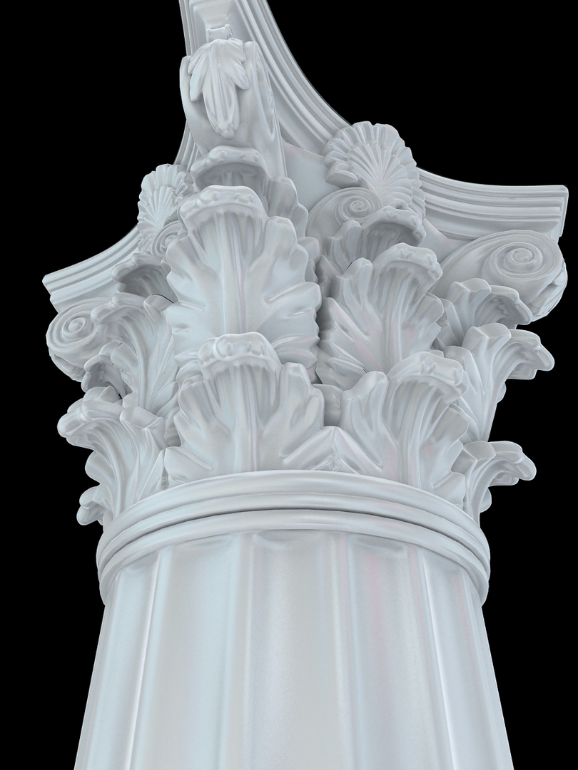 3ds max corinthian column