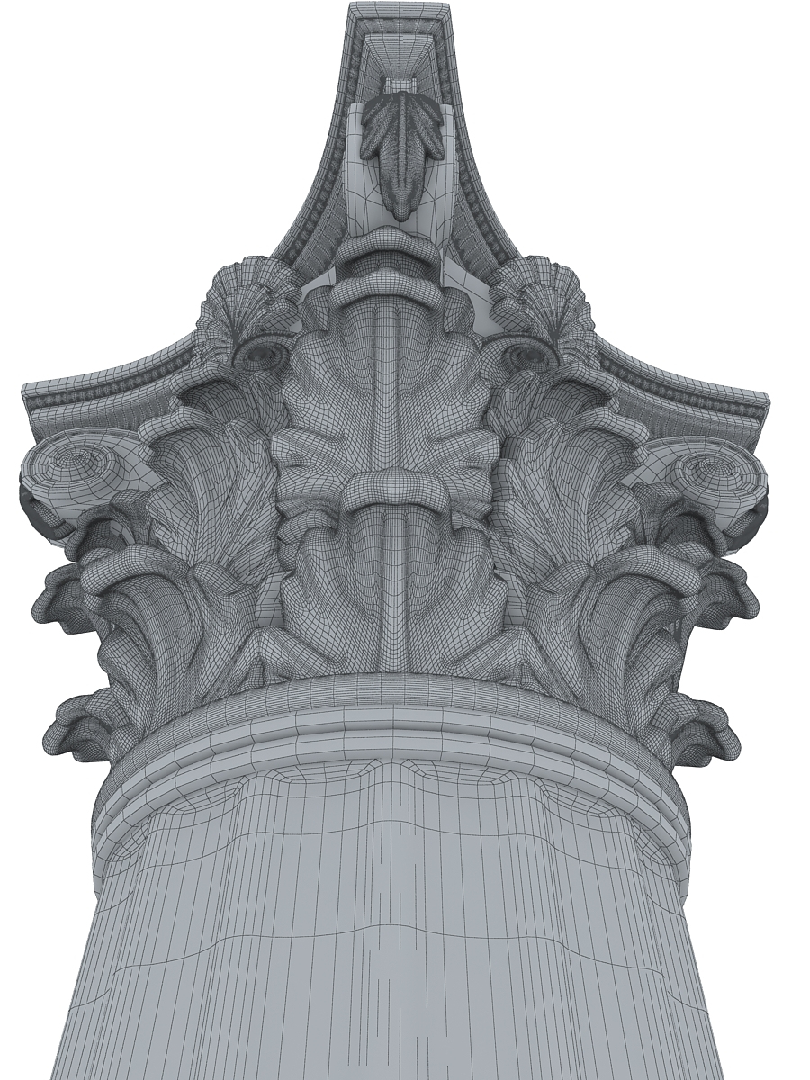 3ds max corinthian column