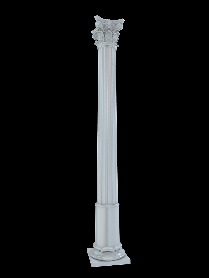 3ds max corinthian column