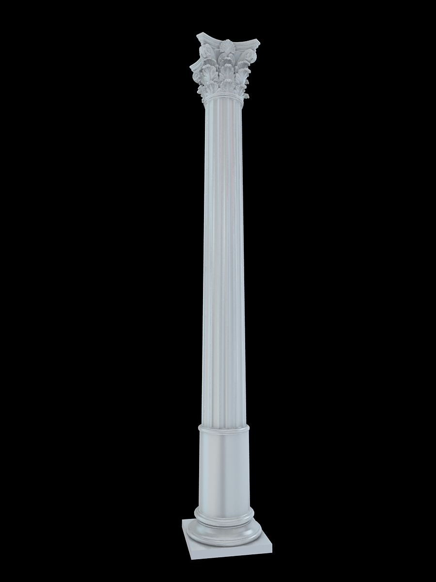 3ds max corinthian column