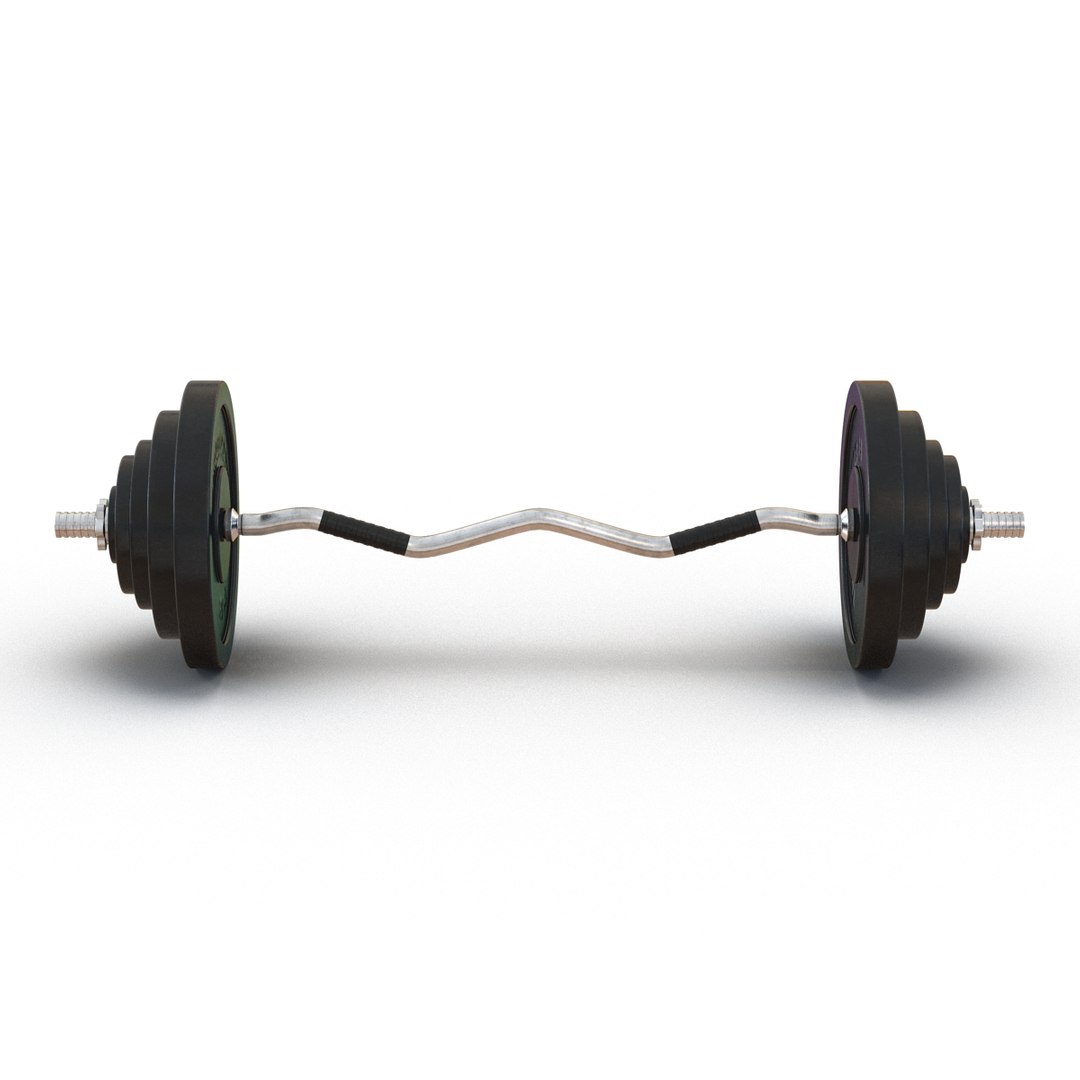 barbell 2 3d model