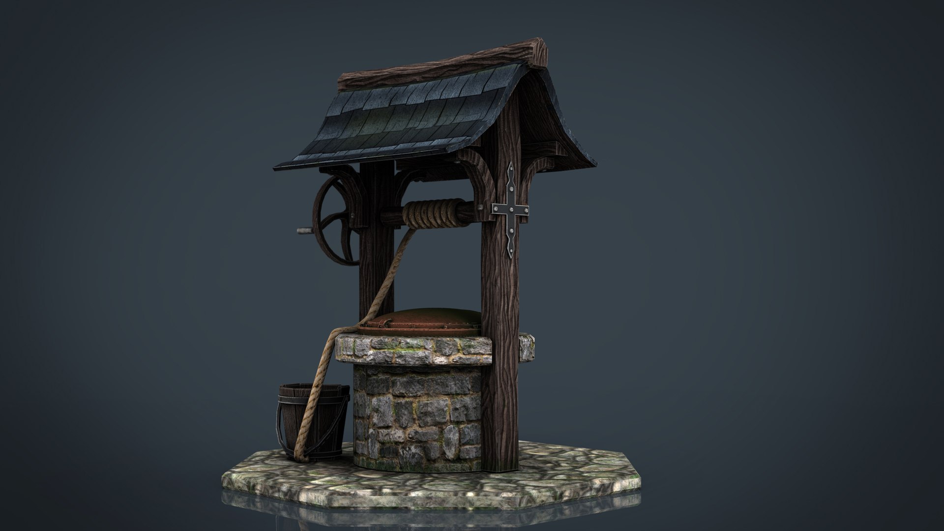 Medieval Water 3d Obj